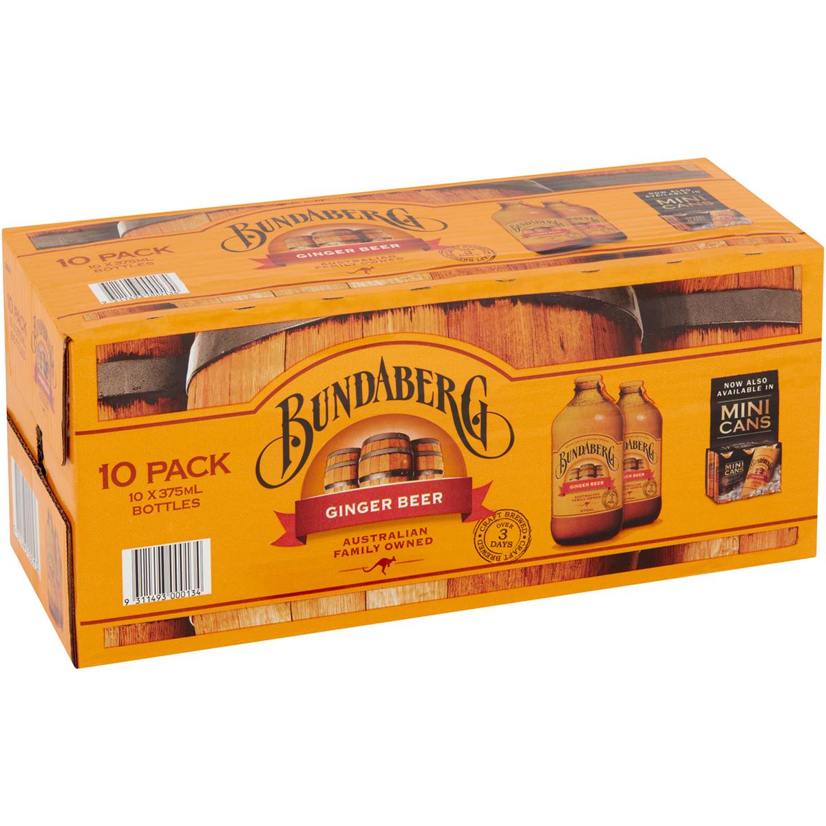 Bundaberg Ginger Beer (Non alcoholic) 10 Pack | Eclipse FNQ Charters